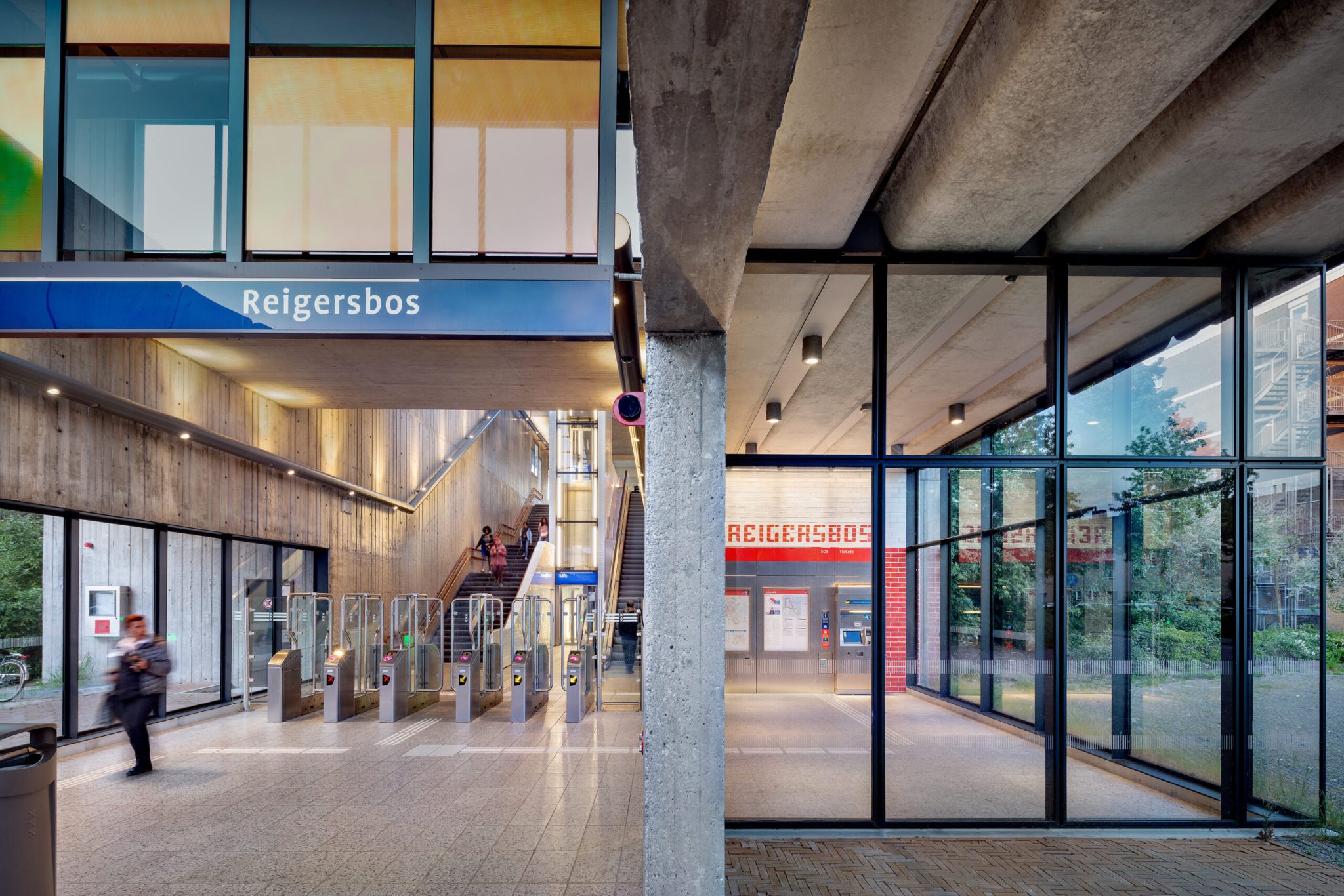 Metro Oostlijn: above ground stations - GROUP A